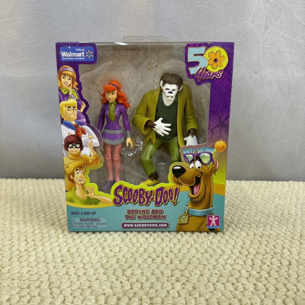 Scooby-Doo 50th Anniversary Daphne Blake & Werewolf Wolfman Action ...