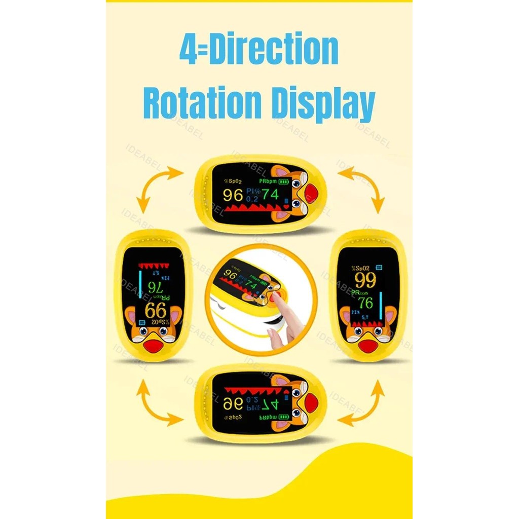 Blood Oxygen Meter Heart Rate Monitor&Non-Contact Infrared Thermomet ...