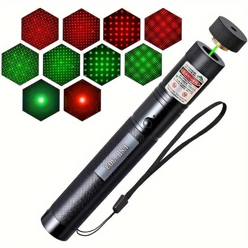 Laser Pointer, Tactical Flashlights 20Metres Green Long Range High ...