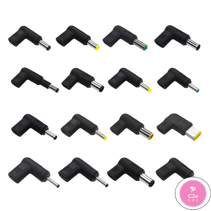C3 PD 20V Type C to Universal Laptop Charger Converter for Asus Lenovo ...