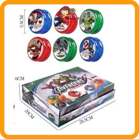 (1pcs) Avengers Hero High Speed Yoyo with light suitable for kids fun ...