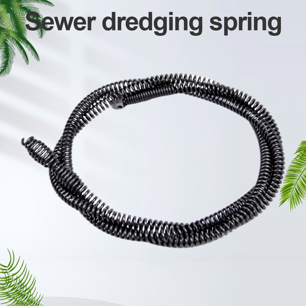 Drain Clog Toilet Easy Corner Spring Wire Through Pipe. Steel Pipe ...