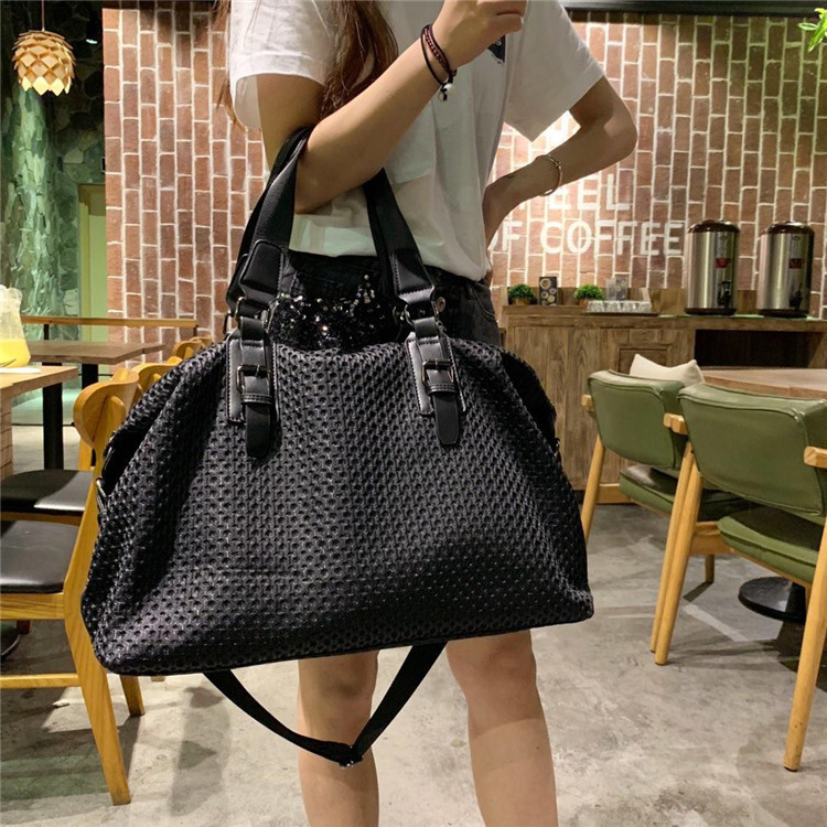 Trendy luas kapasiti besar perjalanan Duffel Bag ringan tahan lama beg ...