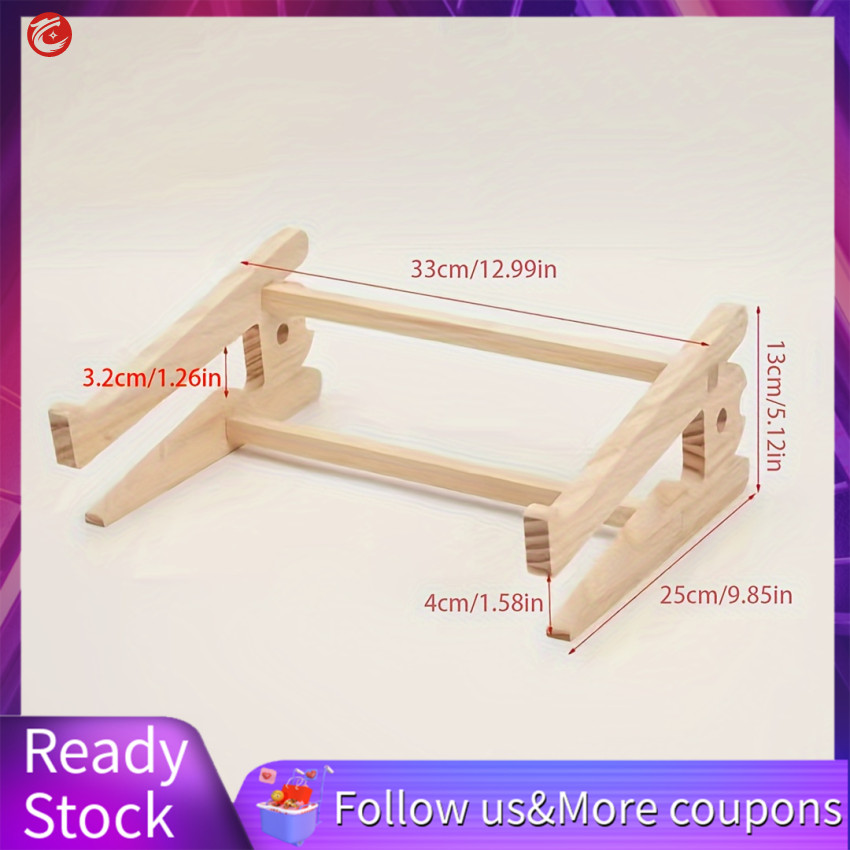 Notebook storage rack Solid wood laptop stand vertical stand with high ...