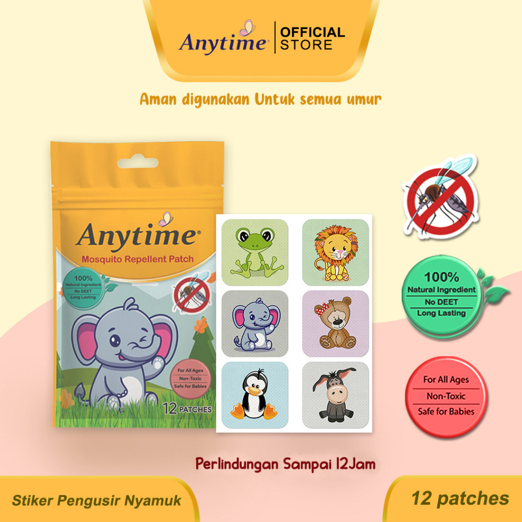 Anytime Mosquito Patch/Mosquito Repellent Sticker (Nuchans mart ...