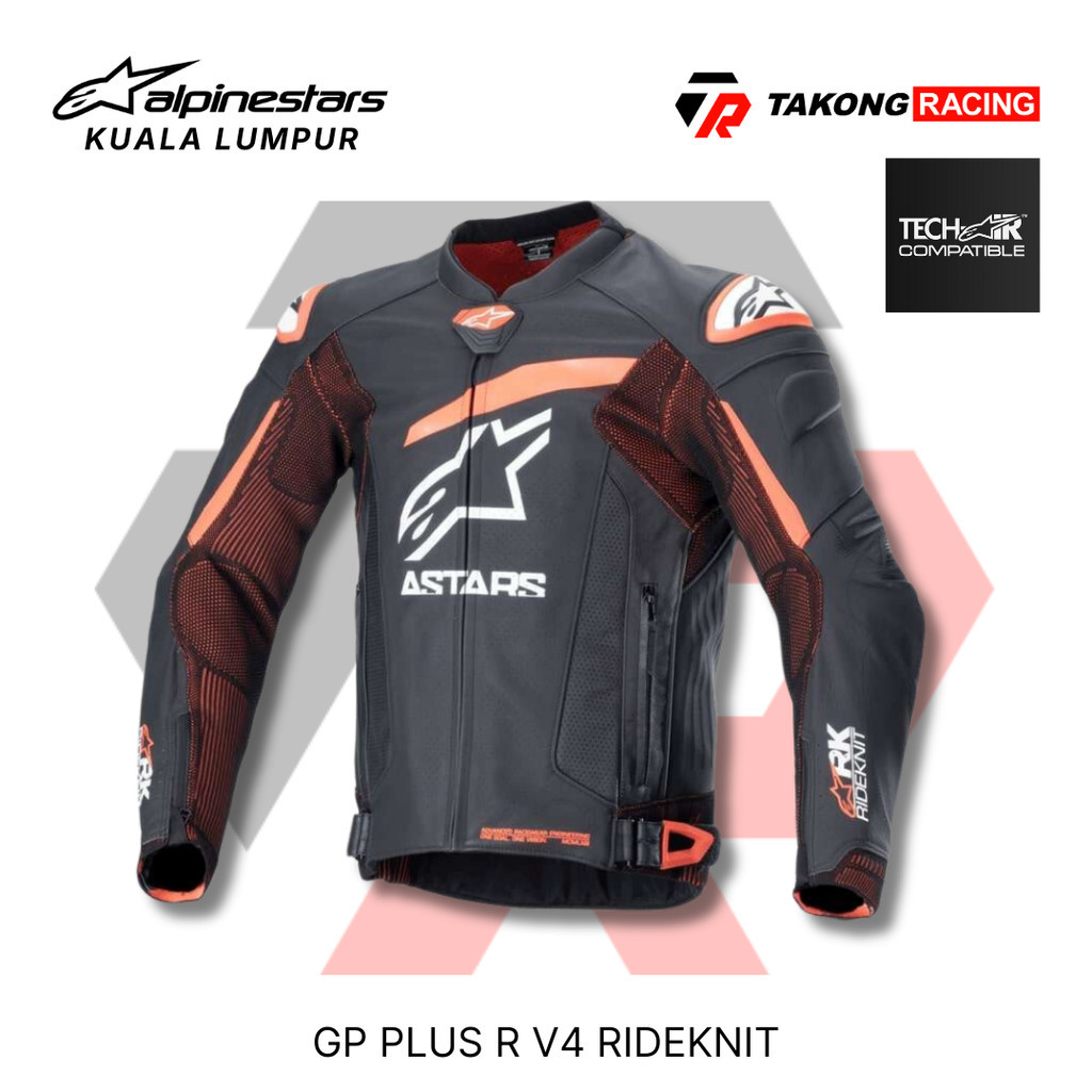 Alpinestars Jacket - GP Plus R V4 Rideknit Leather | Shopee Malaysia