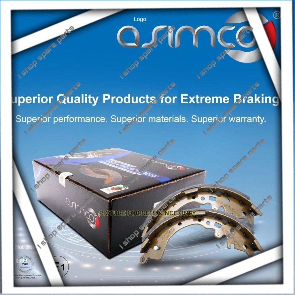 REAR BRAKE SHOE (USA BRAND)(ASIMCO) PERODUA KANCIL KELISA MYVI 2005 ...