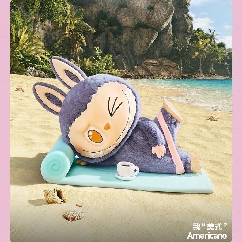 POPMART THE MONSTERSLazy Yoga Series LABUBU official art toy | Shopee ...