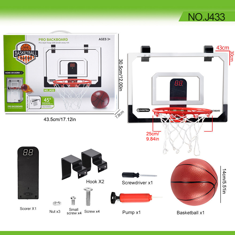 Special Offers Basketball Hoop Set Indoor Basketball Hoop with 1 Ball ...
