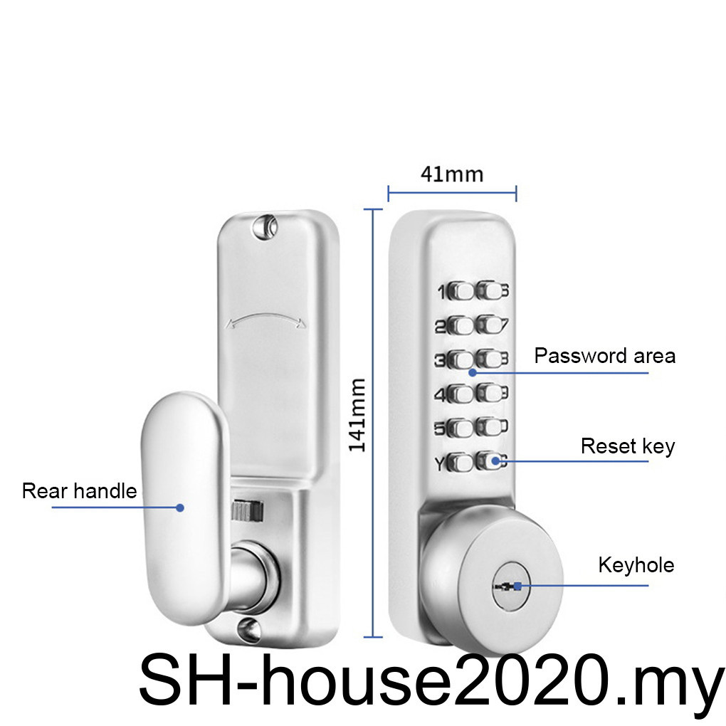 Weather-resistant Folding Door Lock With Code For Ultimate Protection ...