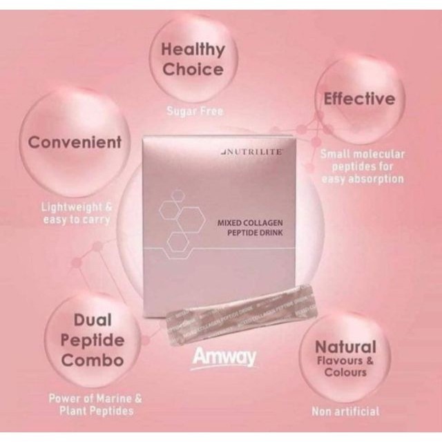 Amway Nutrilite Mixed Collagen Peptide Drink Stick - (Trial Loose Pack ...