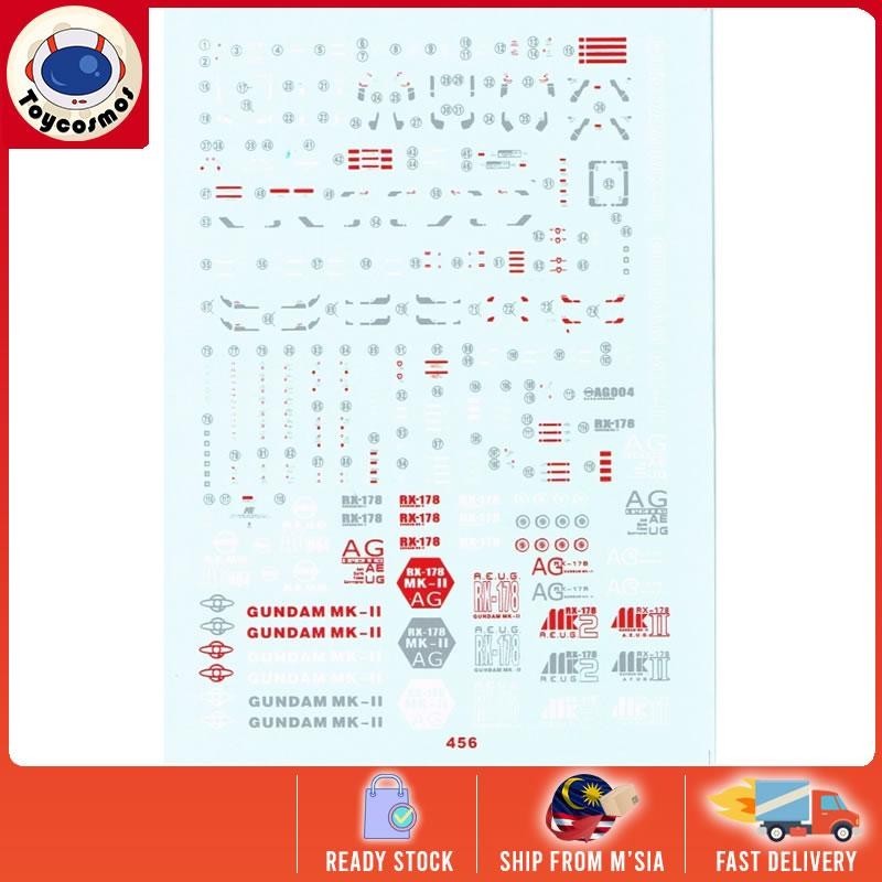 Water Decal for MG 1/100 RX-178 MK-II MK2 AEUG Gundam | Shopee Malaysia