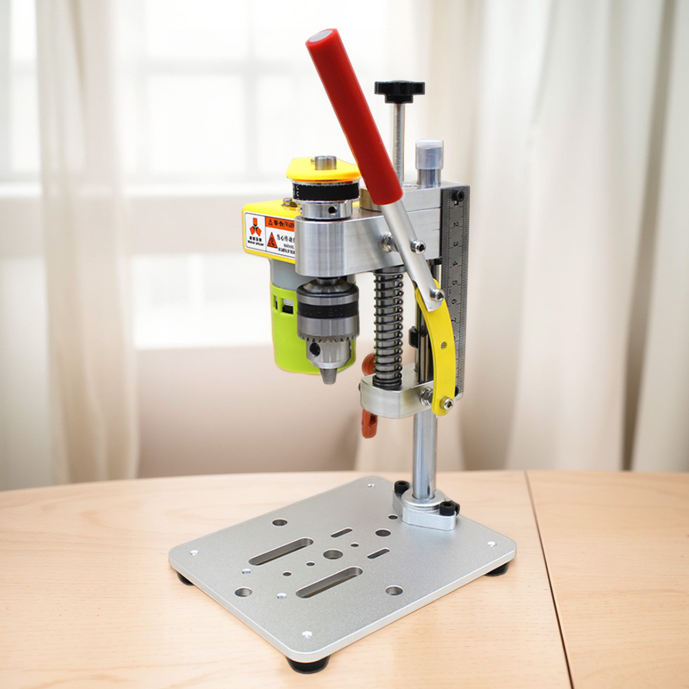 [Fricese.my] Mini Bench Drill Machine B10 Chuck Mini Desktop Drill Press DIY Wood Metal Tools ...