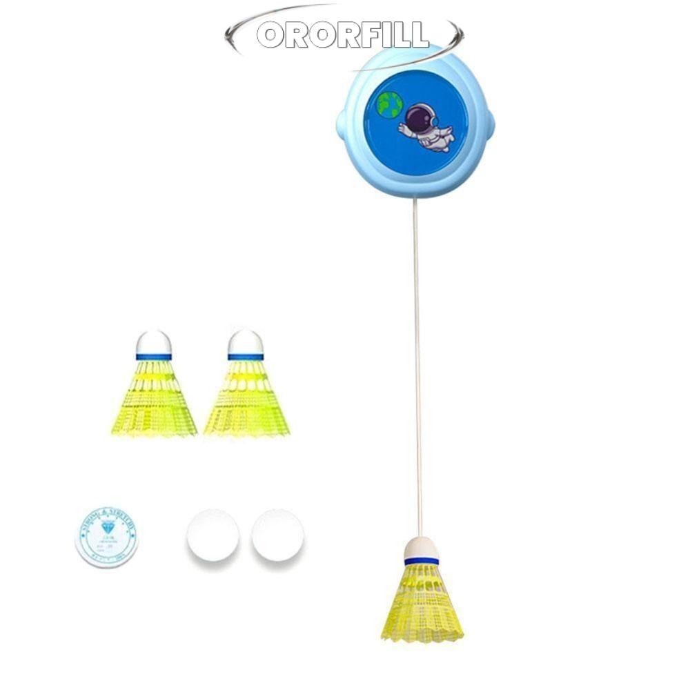 ORORFILL Elastic Badminton Trainer Set, Plastic Portable Badminton ...