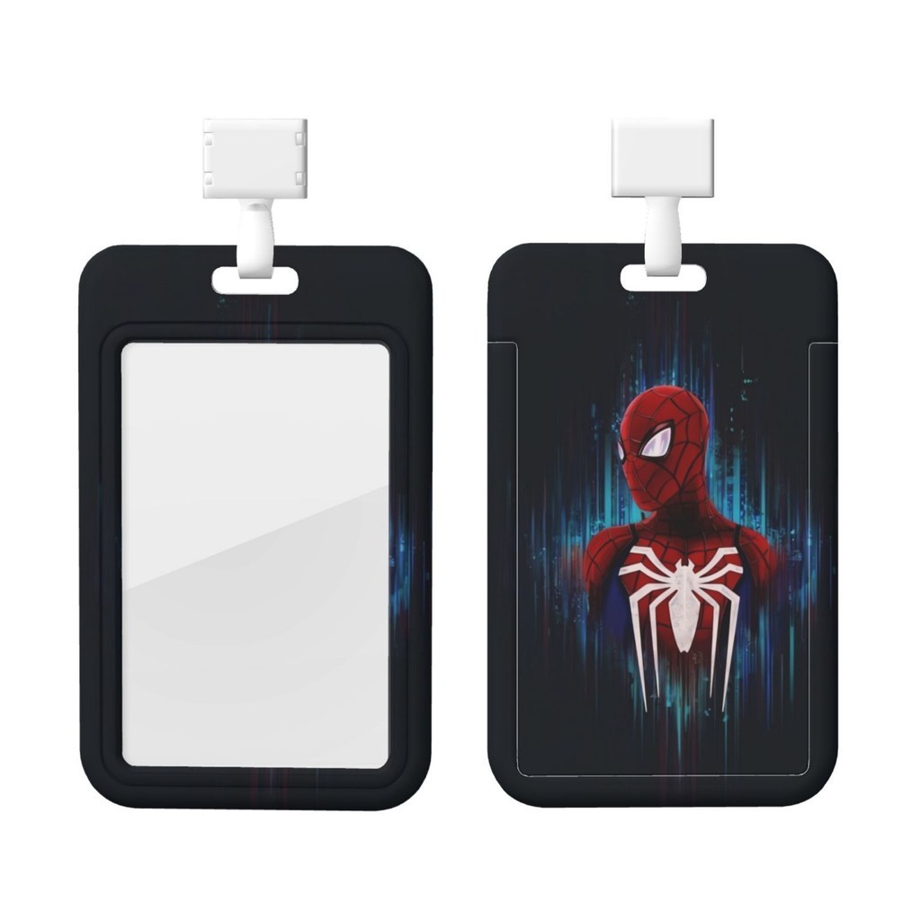 Spider Man ID Card Badge Holder Lanyard personalize Card Case Name Tag ...