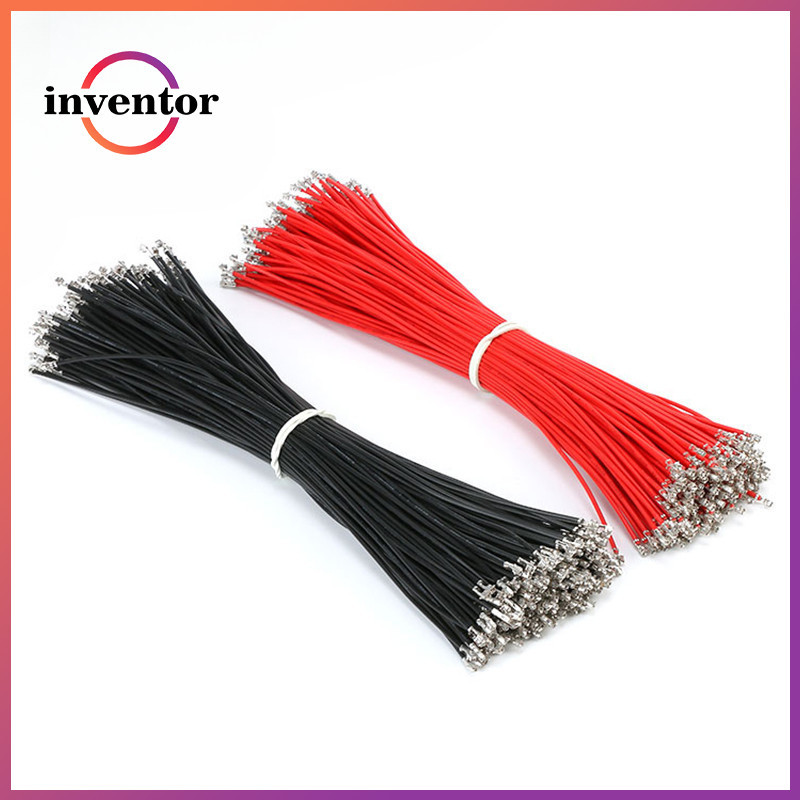 20pcs/lot Red Black XH2.54 Double tin header terminal wire 200mm ...