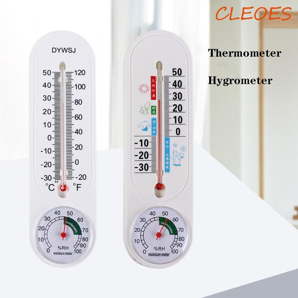 CLEOES Temperature Humidity Gauge Indoor Outdoor Measurement Tool ...