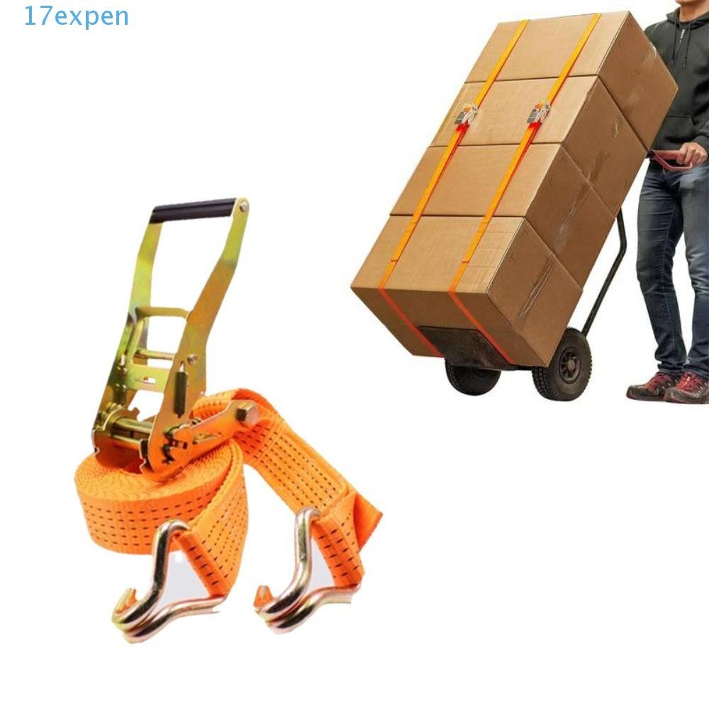 EXPEN Truck Front Cargo Ratchet Strap, Double Hook with Metal Buckle ...