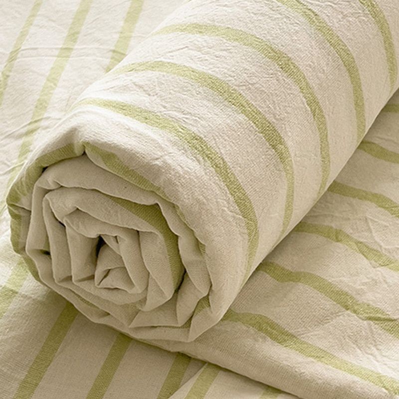 Striped bed sheets single dormitory single person thick and simple ...