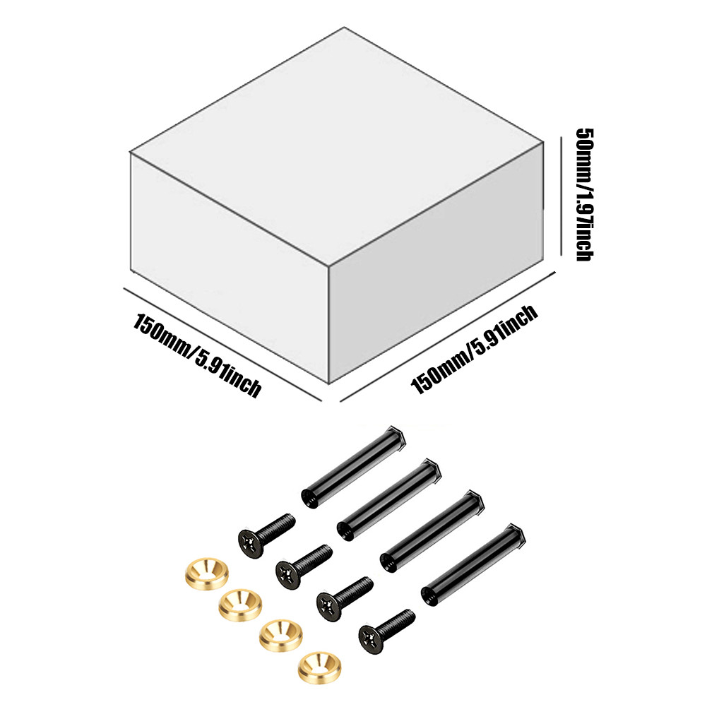 Computer Radiator Fan Screws Set Cooling Fan Nut Screws Quiet Operation ...