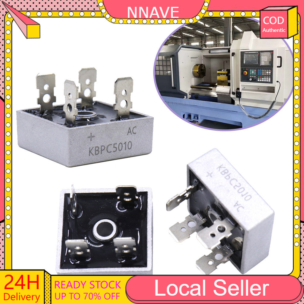 Bridge rectifier Metal Case Single-phase diode KBPC5010 Square Bridge ...