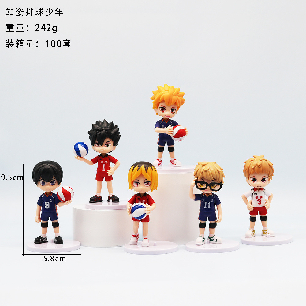 Q Version Volleyball Young Hand-Made Anime Hand-Made Cartoon Young ...