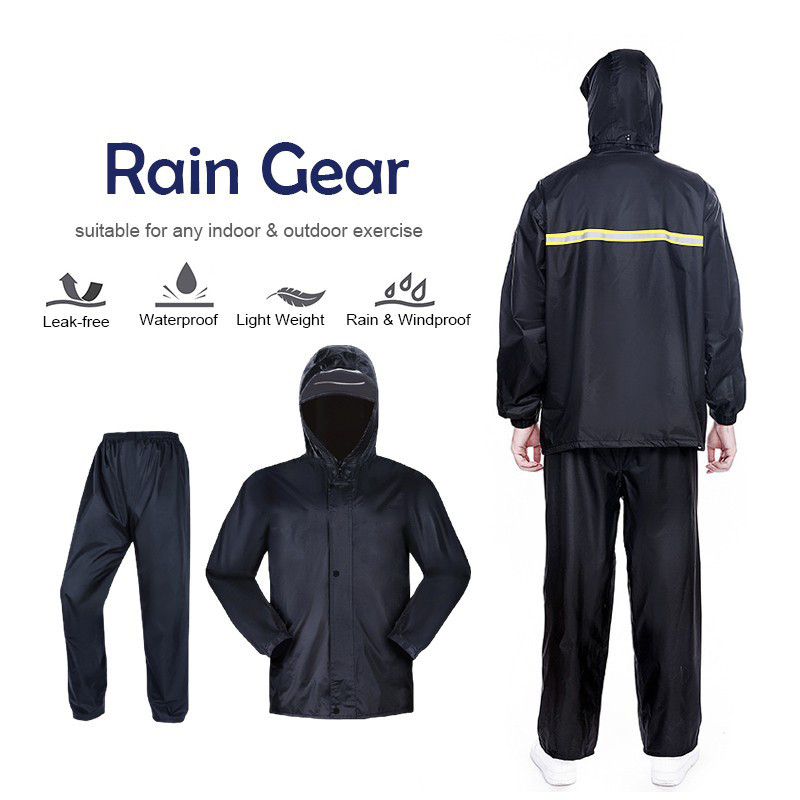 922 Titanium Raincoat Rubberized Makapal Kapote Popular Waterproof ...