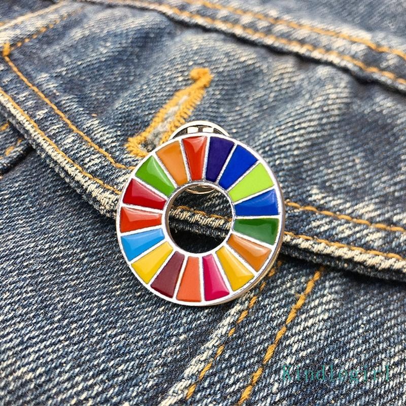 KING The Sustainable Development Goals Brooch United Nations SDGs ...
