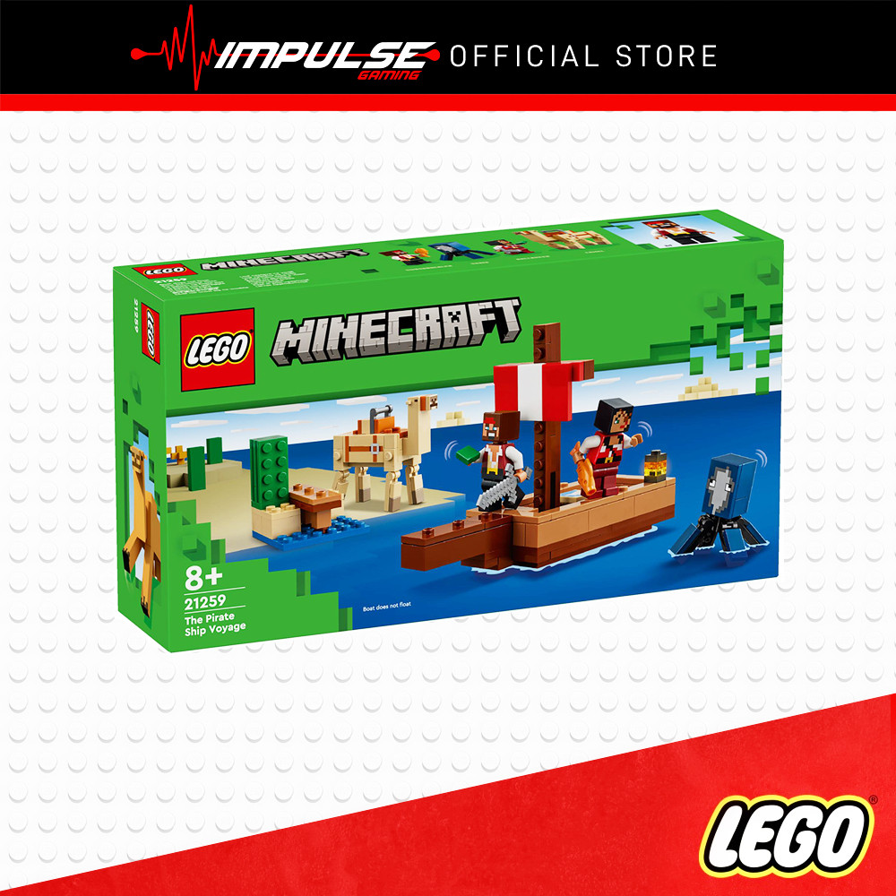 LEGO Minecraft The Pirate Ship Voyage 21259 | Shopee Malaysia