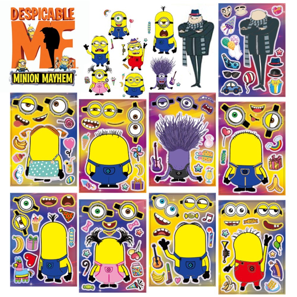 8/9PCS Cartoon Movie Theme Despicable Me Series Minions&Guru Puzzle ...