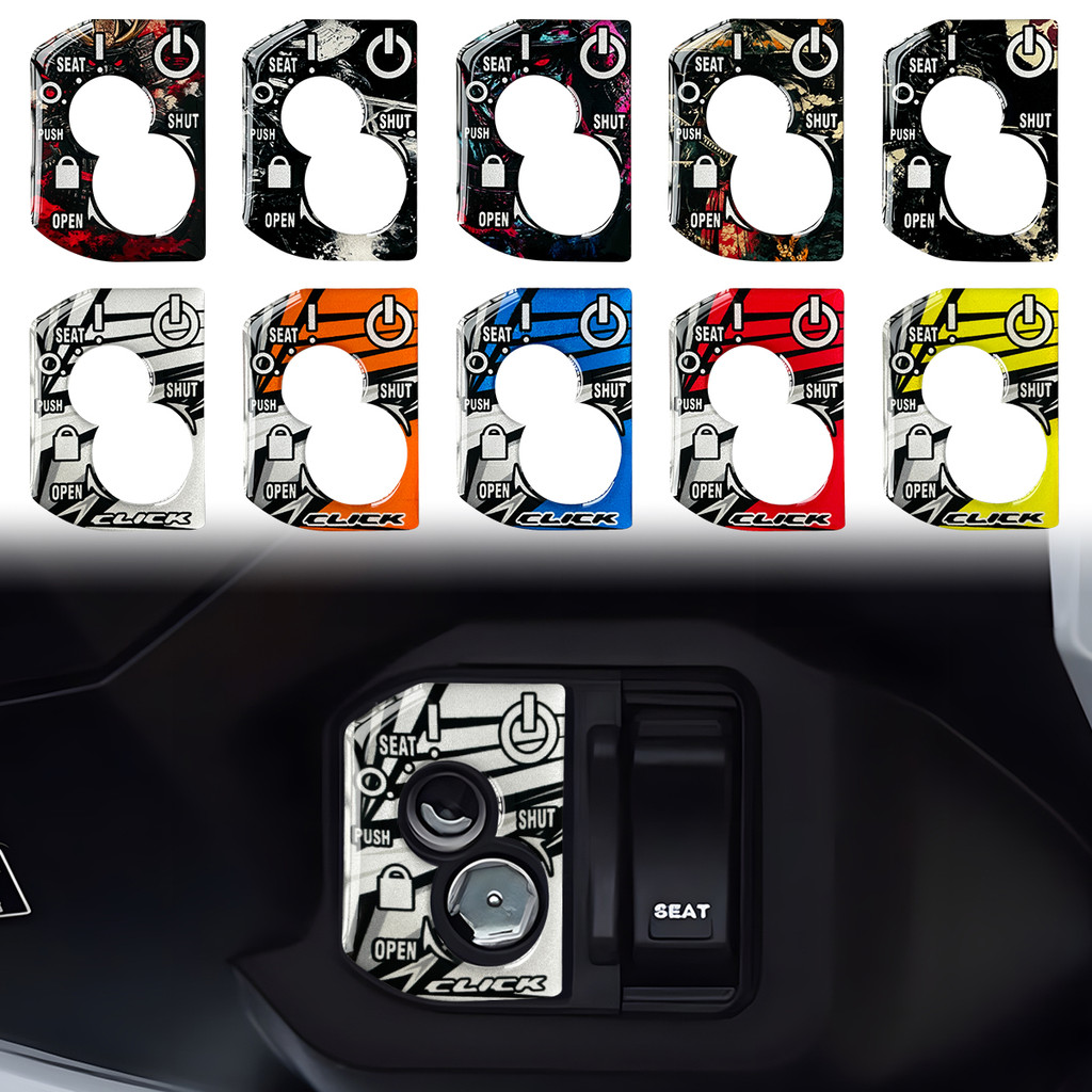 3D Stickers For Honda Click 125i V2 Full Key Cover Protector Ignition ...