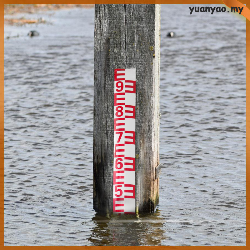 [Ready Stock] Water Level Indicator Display Sticker Gauge Meter Scale ...