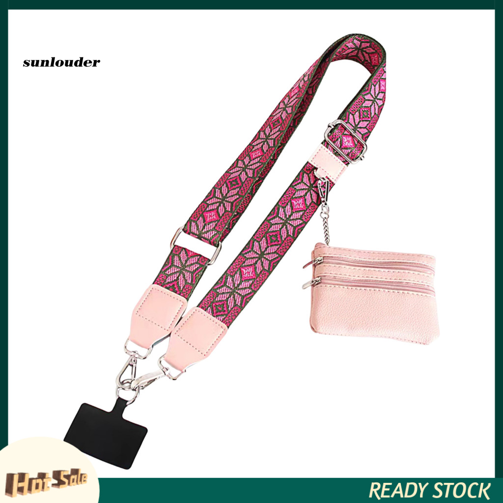 SL Wallet Strap Shoulder Strap Phone Case Ethnic Style Phone Strap with ...