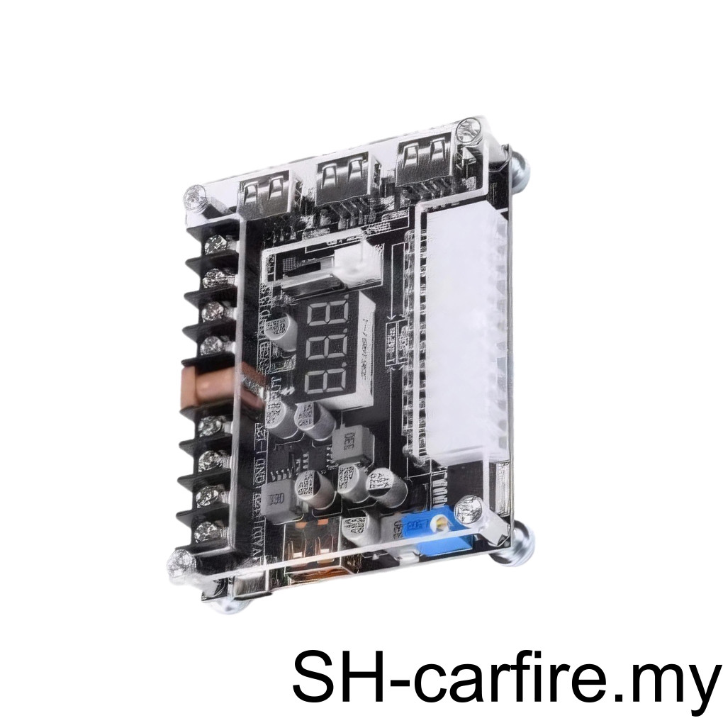 20/24Pin ATX Computer Power Adapter Board With Red Digital Display USB ...