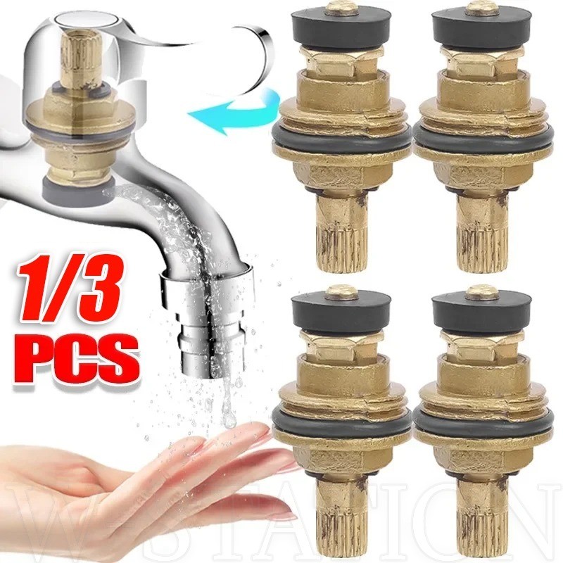 1/3pcs 1/2'' Threaded Slow Opening Water Faucet Spool - Interface ...
