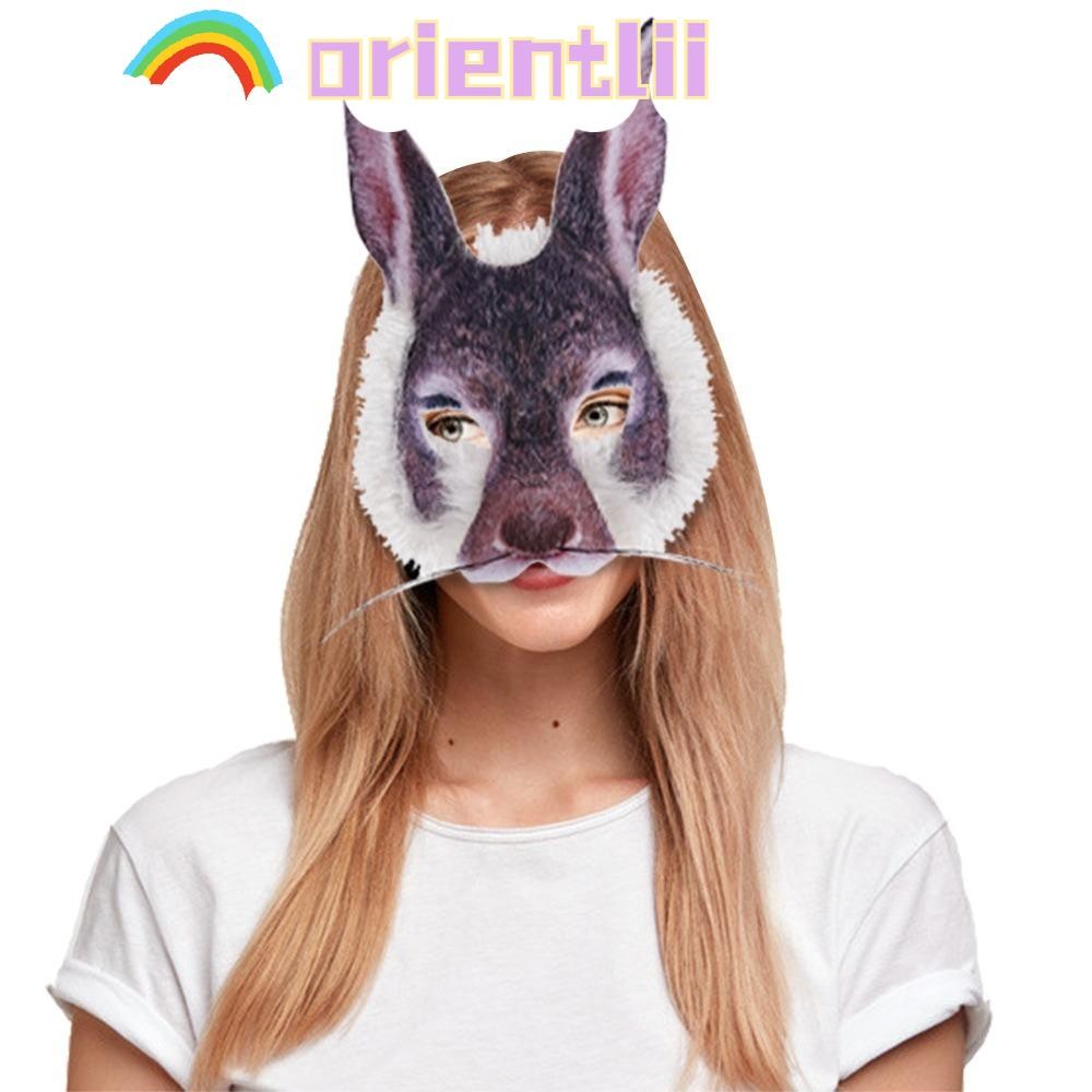 ORIENTLIIY Halloween Party , Realistic Lightweight Animal Face Cosplay ...