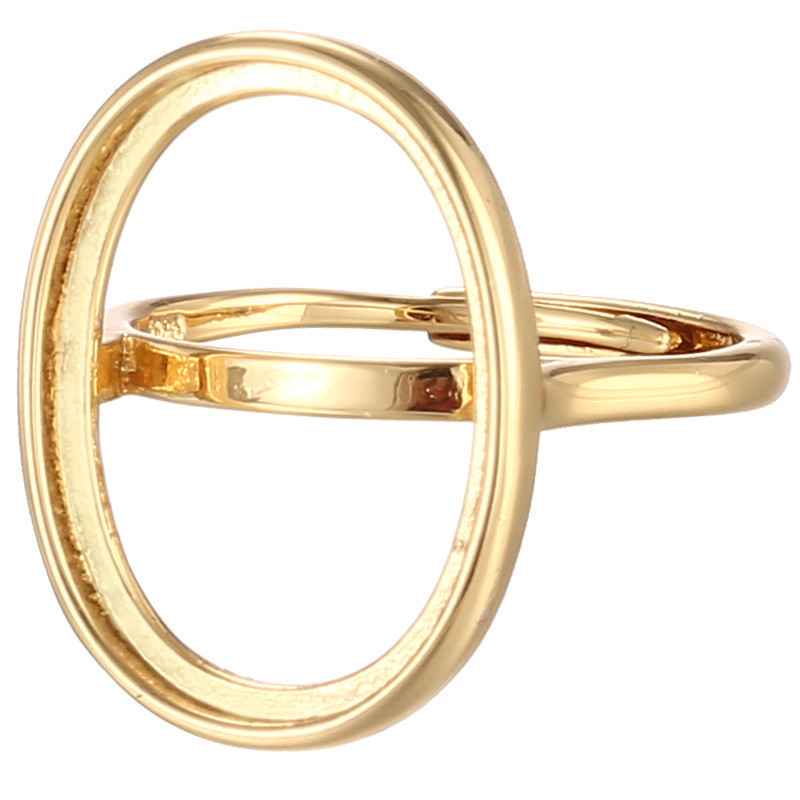 Simple Glossy Oval DIY Ring Frame Male 3*4 4*6 5*7 6*8 7*9 8*10 9*11 10 ...
