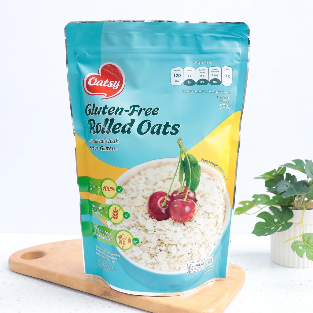 500g gluten Free Rolled Oats oatmeal Whole gluten Free - OATSY | Shopee ...