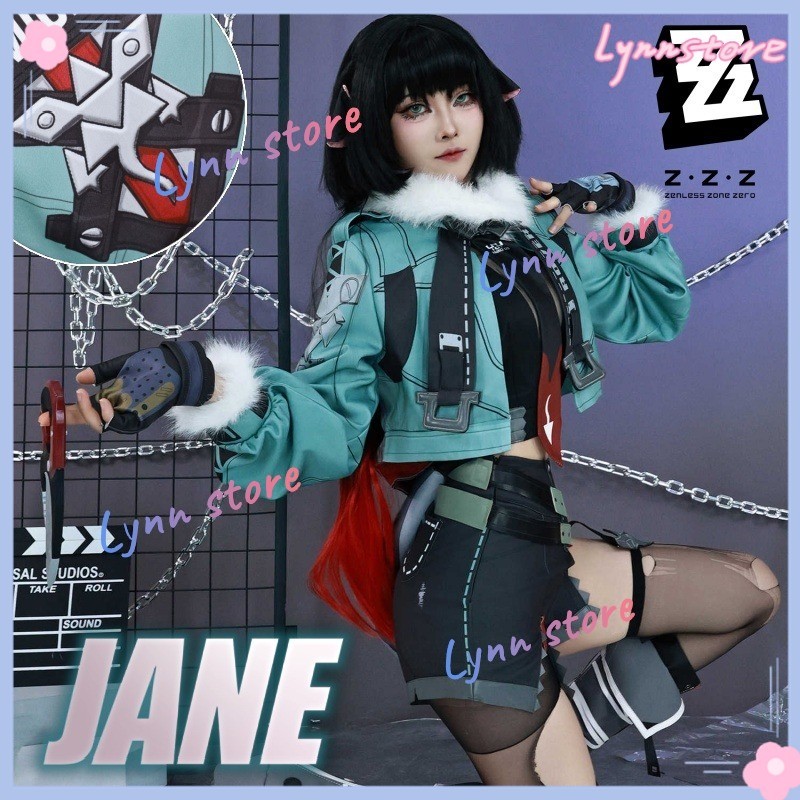 ZENLESS ZONE ZERO Cosplay Costume JANE DOE Cosplay Sexy Lady Outfit Wig ...