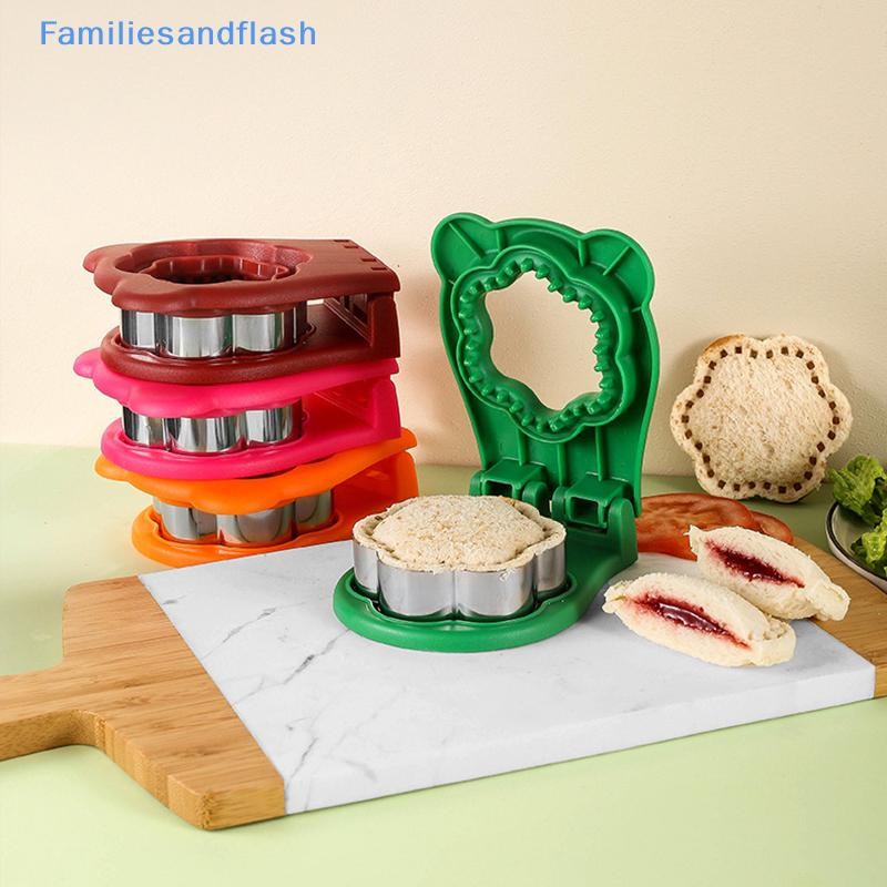 Familiesandflash> Kids Sandwich Mould Cute Flower Shaped Stainless ...