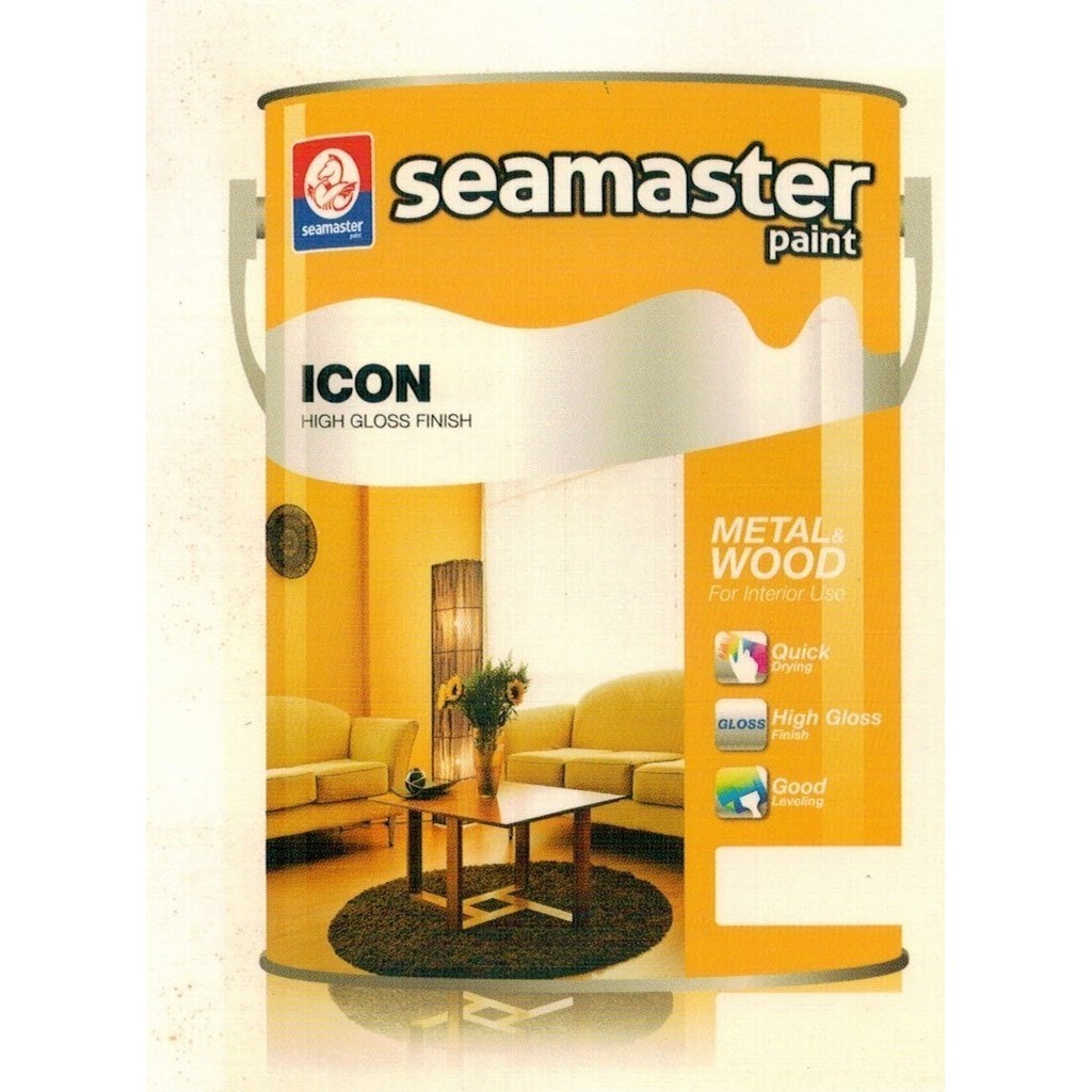Part 2 - 5 Liter Seamaster Paint Icon High Gloss Finish - Paint for ...