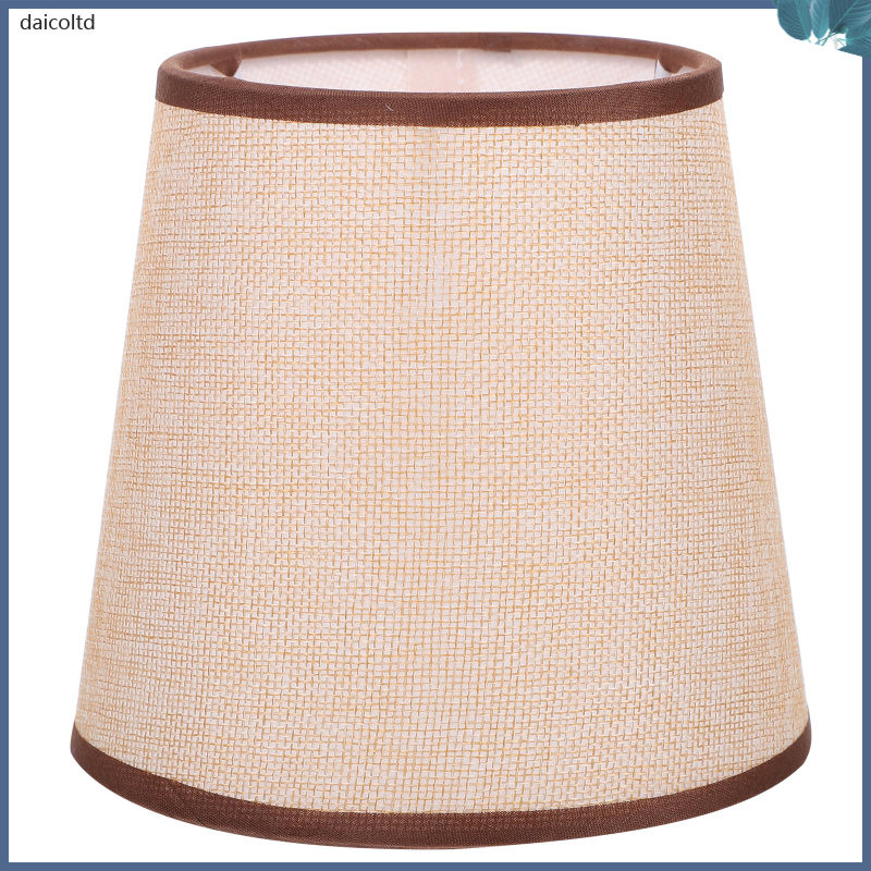 Medium Yellow Lamp Shade Candelabra Light Bulb Fabric Lampshade Small ...