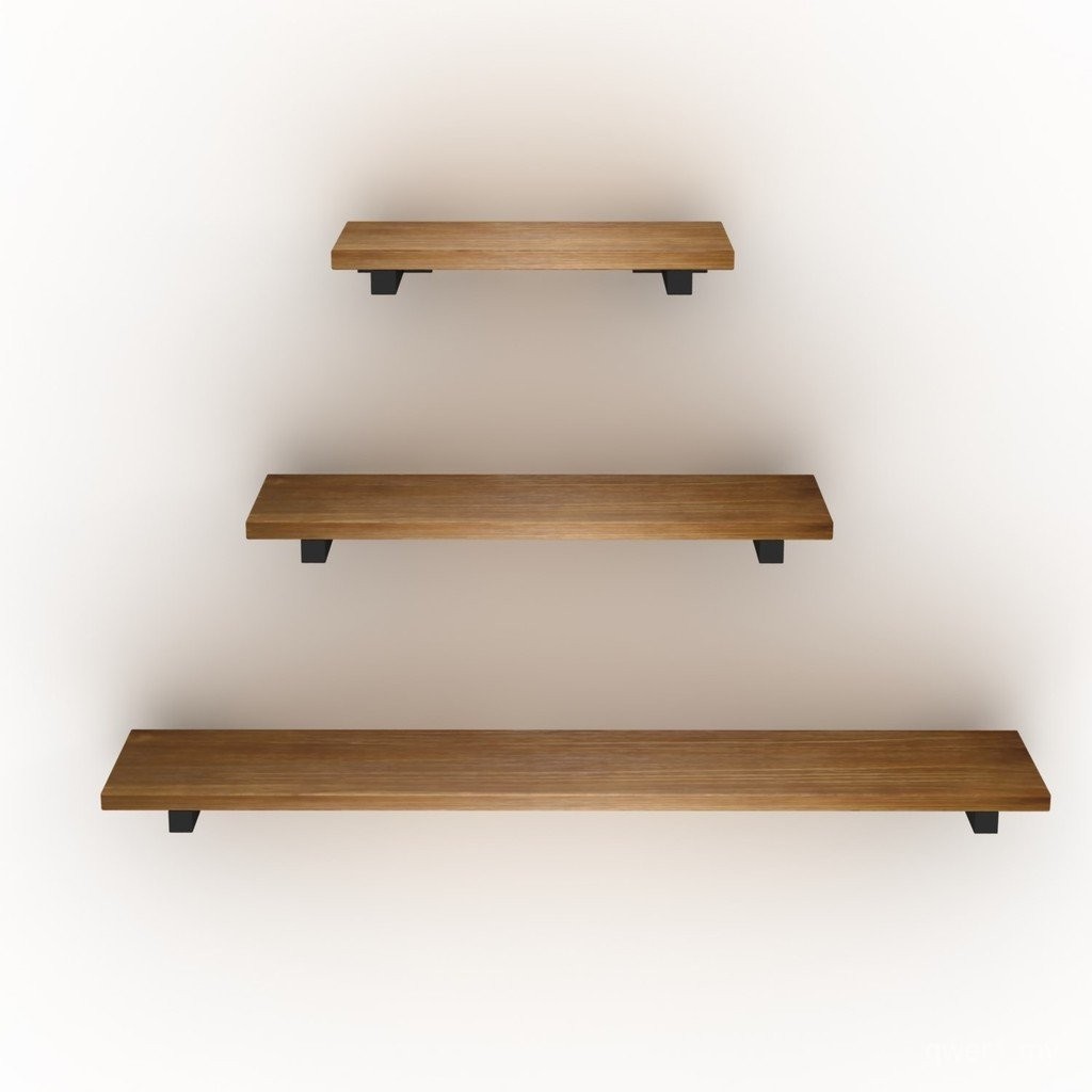 Atas dinding rak kayu pepejal partisi satu watak retro hiasan dinding ...