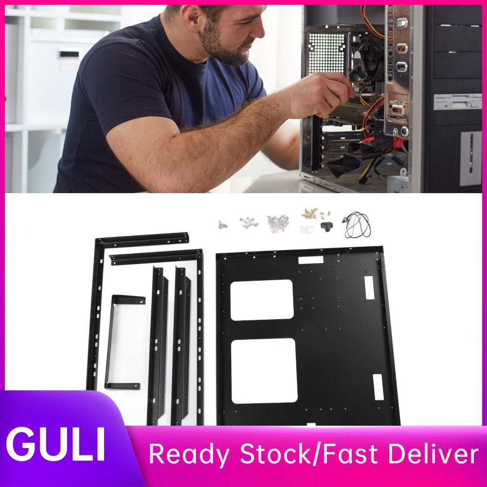 Guli ATX Open Chassis Case Rack DIY Assembled Gaming PC Frame Large ...