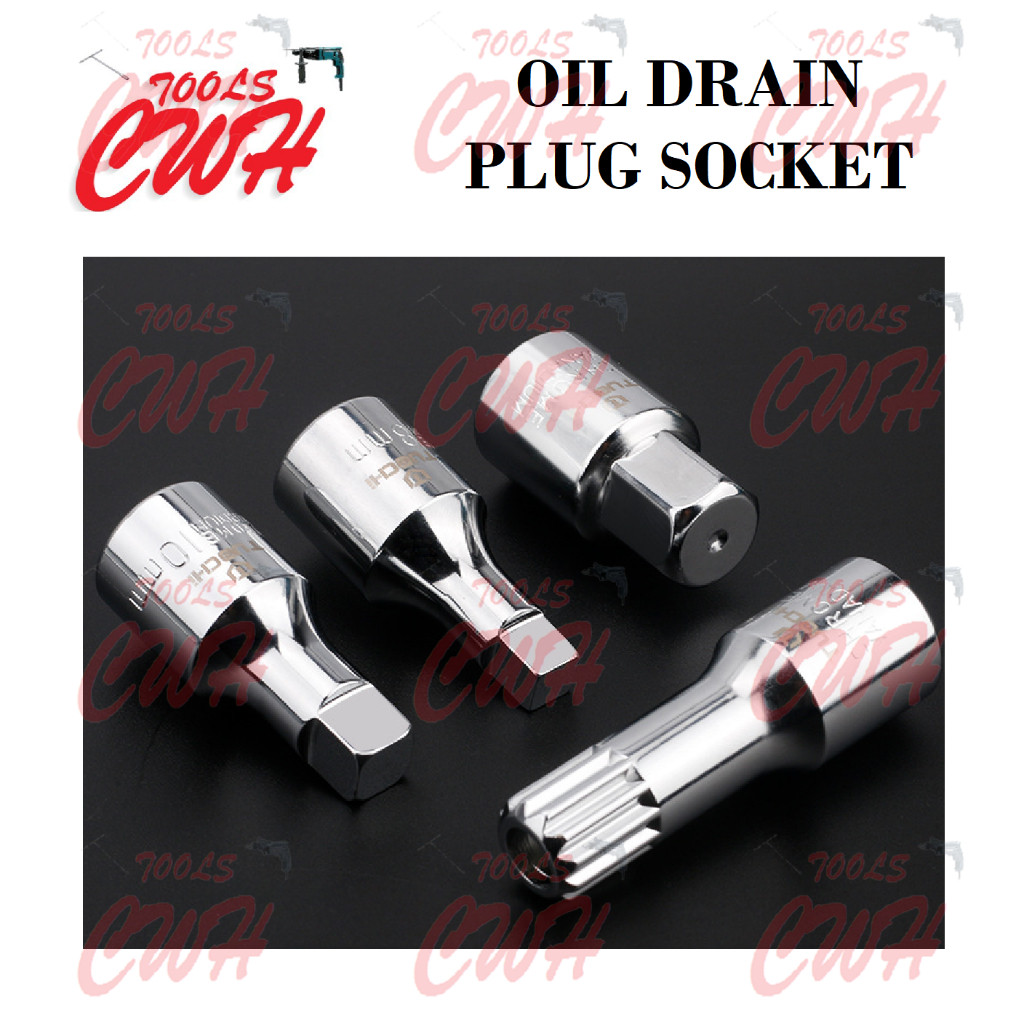 VW VOLKSWAGEN AUDI TRANSMISSION GEARBOX OIL DRAIN PLUG HEX M12 SOCKET ...