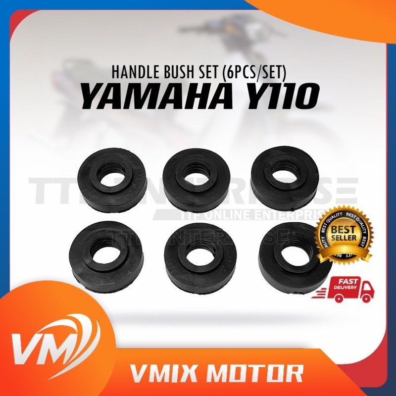 YAMAHA Y110 HANDLE BUSH SET (6PCS/SET) Y110SS Y110 SS | Shopee Malaysia
