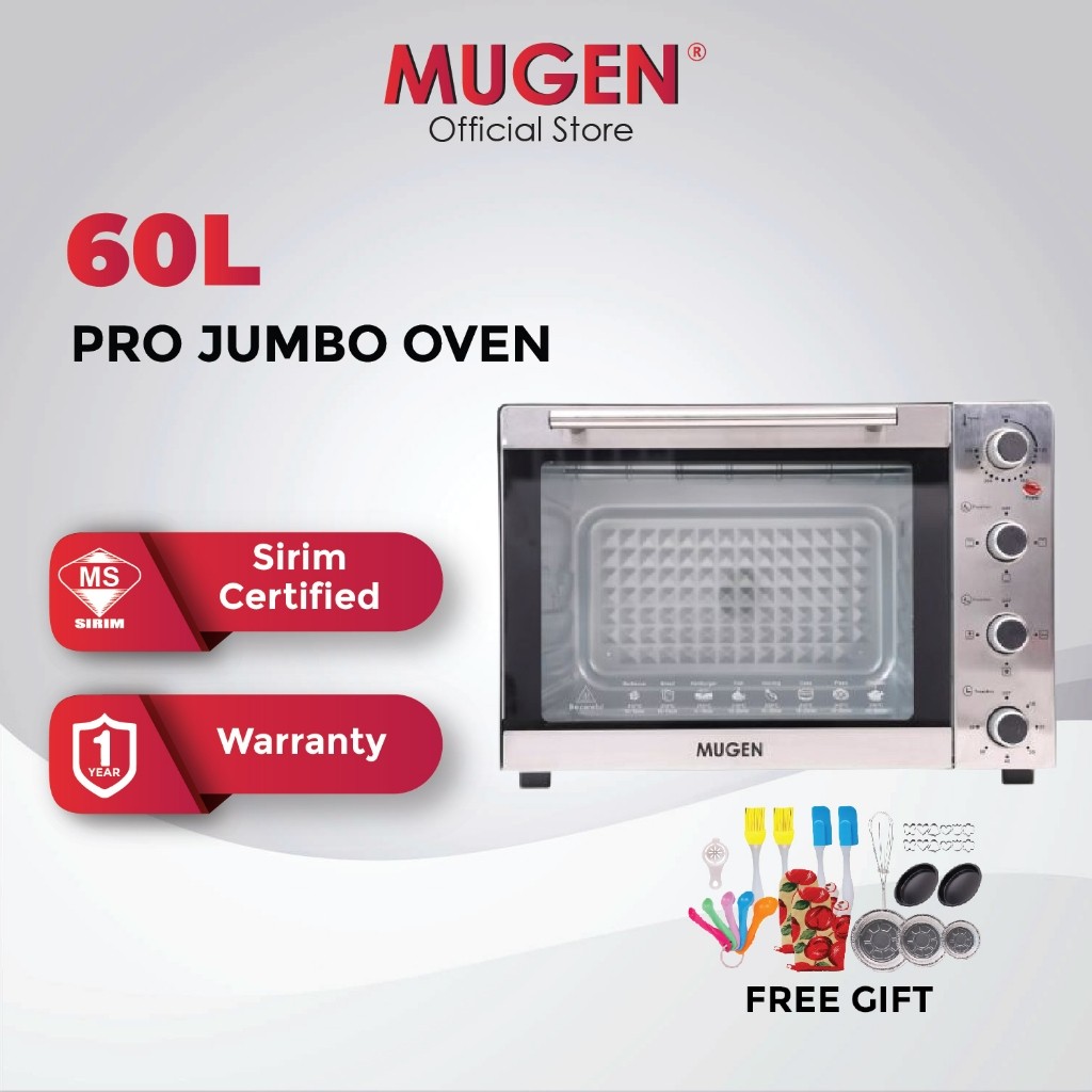 MUGEN Pro Jumbo Eletric Oven (60L) MEO-2060 | Shopee Malaysia