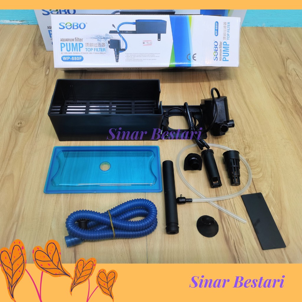 Sobo TOP FILTER FISH AQUARIUM WP-880f TANK SOBO TOP FILTER FOR 60CM ...