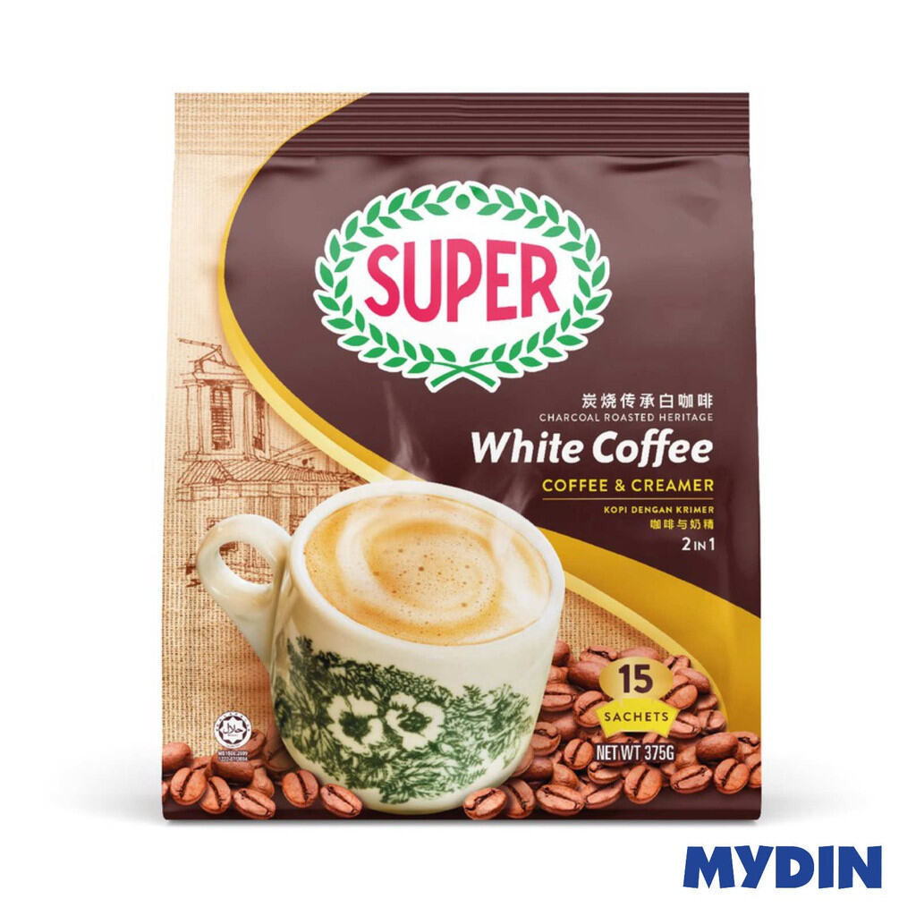 Super 2 in 1 Charcoal Roasted White Coffee (15 x 25g) | Shopee Malaysia