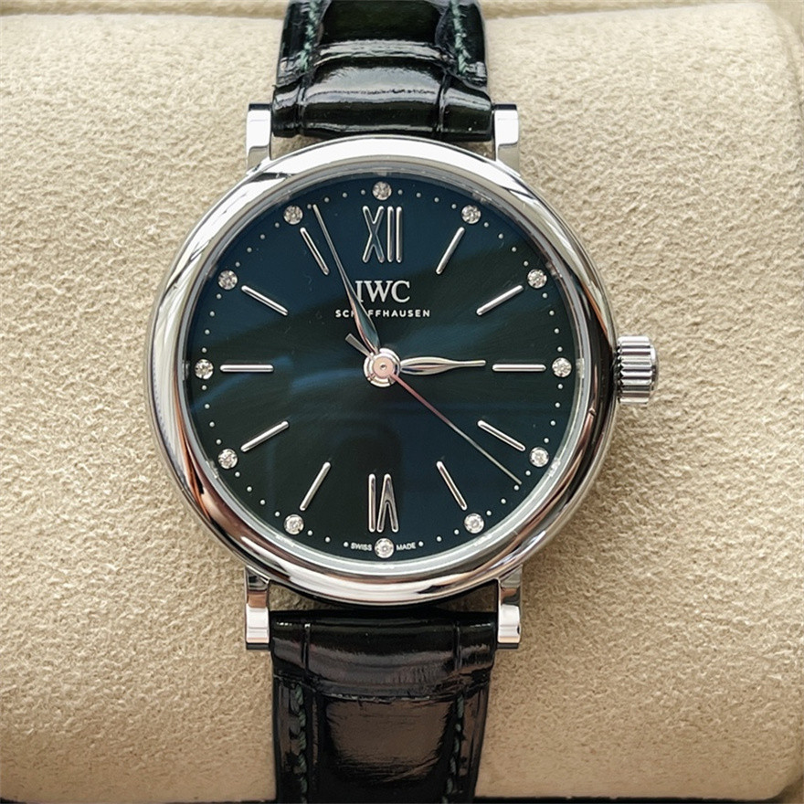 Iwc Female Watch Baitao Fino Green Disc 34mm Automatic Mechanical Watch ...